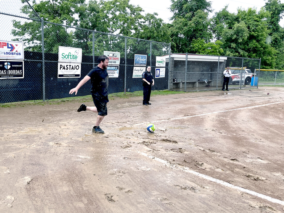 Mingo police-hosted kickball tourney gets muddy | News, Sports, Jobs ...